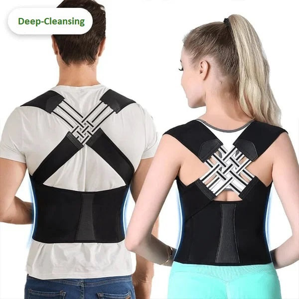 Adjustable Back Posture Belt Office Home Gym - DEEPCLEANSING